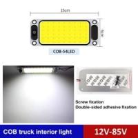 China 12V-85V COB Truck Head Lights Super Car Head Lamp Bright Ultra Thin for sale
