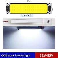 China 12V-85V COB Truck Head Lights Super Car Head Lamp Bright Ultra Thin for sale