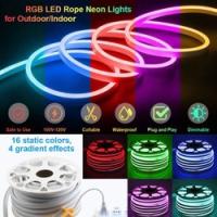 China 1.64ft/0.5m 2700k Led Strip Dimmable Led Rope Lighting 120V Indoor Outdoor for sale