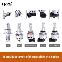 China 40000lm 6500K 8000K Motorcycle Headlight Bulb 9005 9006/9012 for sale