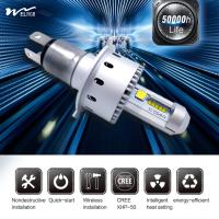 China 40000lm 6500K 8000K Motorcycle Headlight Bulb 9005 9006/9012 for sale