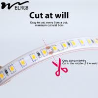 China 12V 24V IP68 Waterproof Outdoor LED Strip Lights 120leds/M LED Night Light Strips  Sincere Solid Silicone Dimmable Strip for sale