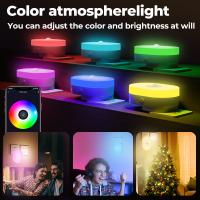 China Oval Tuya Pir Sensor Night Light Bathroom Motion Sensor Night Light for sale