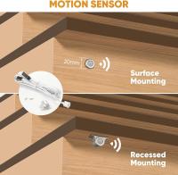 China OEM PIR Motion Detector Stair Lights COB Motion Activated Stair Lights Indoor for sale