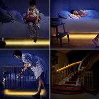 China IP54 Under Bed Motion Sensor LED Strip With Automatic Shut Off Timer for sale