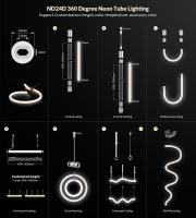 China 360 Silicone Neon Flex Diffuser Dimmable LED Strip Neon Light Diffuser for sale