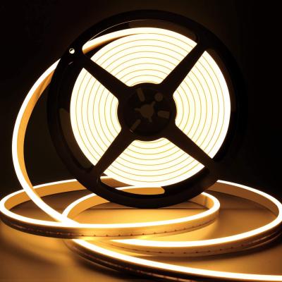 China Car Interior Dimmable LED Strip 12V Led Neon Flex 3500K Warm White for sale