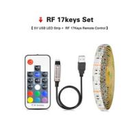 China 5V USB 5050 Self Adhesive LED Strip RGB 5000mm Addressable Led Strip for sale