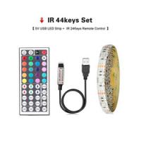 China 5V USB 5050 Self Adhesive LED Strip RGB 5000mm Addressable Led Strip for sale