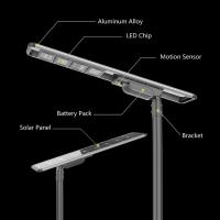 China 90 Watt 120 Watt LED Solar Powered Lights 20000lm Solar Street Lamp for sale