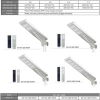 China Integrated LED Solar Powered Lights MPPT All In One Solar Street Light for sale