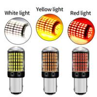 China T20 144smd Car Led Bulb 1156 1157 7440 7443 White Yellow Red Light Led Turn Signal Light Driving Reverse Brake Light Bul for sale