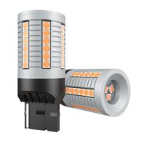 China Dual Color Switchback Canbus P21w Led 1156 1157 7443 3157 T20 Led Auto LED Turn Signal Brake Light for sale