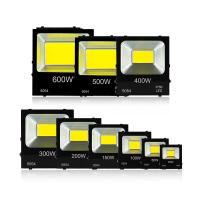China High Power 500w led flood light 100W 50W 30W 20W 10W Slim IP65 Waterproof Outdoor LED Floodlight COB Flood Light Spotlights for sale