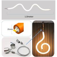China 25mm Dia Silicone Dimmable LED Strip 12V 24V Flexible Neon Tube Lighting for sale