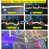 China 25mm Dia Silicone Dimmable LED Strip 12V 24V Flexible Neon Tube Lighting for sale