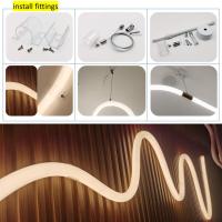 China 25mm Dia Silicone Dimmable LED Strip 12V 24V Flexible Neon Tube Lighting for sale