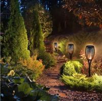China IP65 Waterproof Solar Flame Torch Light 2700K Soft Warm White for sale