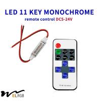 China 11 Key Remote Led Dimmer 5V 12V 24V Remote Dimmer For Led Lights for sale
