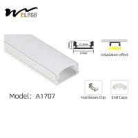 China 1m-3m 17x7mm Led Strip Aluminum Profile For Led Strip Lighting for sale