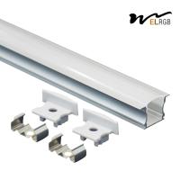 China 17x4mm Led Aluminum Channel Profile Curved Bendable Led Strip Light Profile for sale