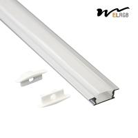 China 17x4mm Led Aluminum Channel Profile Curved Bendable Led Strip Light Profile for sale