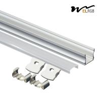 China 17x4mm Led Aluminum Channel Profile Curved Bendable Led Strip Light Profile for sale