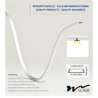 China 17x4mm Led Aluminum Channel Profile Curved Bendable Led Strip Light Profile for sale