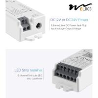 China WB5 Controller LED Strip Light Parts 5CH RGB RGBW CCT Dimmer Controller for sale