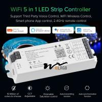 China WB5 Controller LED Strip Light Parts 5CH RGB RGBW CCT Dimmer Controller for sale