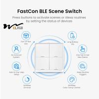 China Bluetooth Smart 4 Gang Light Switch LED Light Spare Parts Touch Control for sale