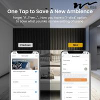 China Bluetooth Smart 4 Gang Light Switch LED Light Spare Parts Touch Control for sale