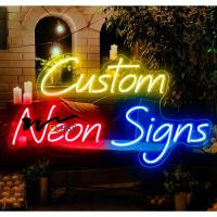 China Happy Birthday Acrylic Led Letters LED Decorative Lights 2835SMD Neon Sign for sale
