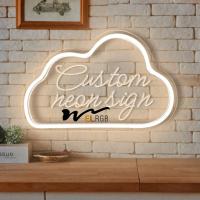China High Density Neon Acrylic Signs 3000K Led Neon Sign With Clear Acrylic Backer for sale