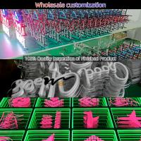 China High Density Neon Acrylic Signs 3000K Led Neon Sign With Clear Acrylic Backer for sale