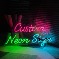 China 100lm Neon Acrylic Sign LED Decorative Lights 12V 3d Neon Letters for sale