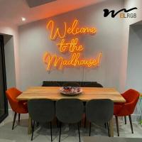 China 100lm Neon Acrylic Sign LED Decorative Lights 12V 3d Neon Letters for sale