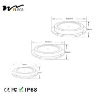 China 24V 316SS Submersible Pool Lights 18W Underwater Inground Pool Lights for sale