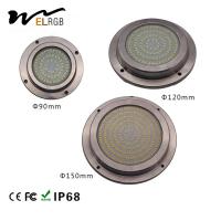 China 24V 316SS Submersible Pool Lights 18W Underwater Inground Pool Lights for sale