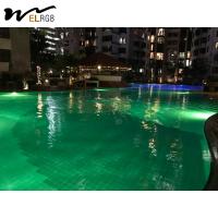 China 24V 316SS Submersible Pool Lights 18W Underwater Inground Pool Lights for sale