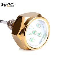 China 6000K LED Marine Lights Rgb Drain Plug Light Daylight Alert 2700lm for sale