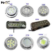 China 18w 12 Volt LED Marine Lights Pure White Led Boat Dock Lights for sale