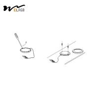China SMD2835 Ultra Thin Recessed Ceiling Lights LED Marine Lights Aluminum + PC for sale