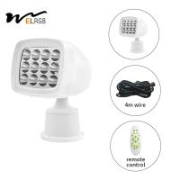 China 60w Marine Searchlight 50M Remote Control Marine Spotlight White for sale