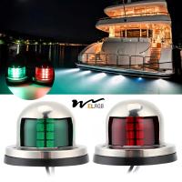 China 5050SMD IP68 Boat Bow Headlights Red Green LED Bow Navigation Light for sale
