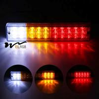 China 20 Leds 12V Waterproof Lights Truck LED Tail Light Lamp Yacht Car Trailer Taillight Reversing Running Brake Turn for sale