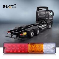 China 20 Leds 12V Waterproof Lights Truck LED Tail Light Lamp Yacht Car Trailer Taillight Reversing Running Brake Turn for sale