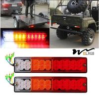 China 20 Leds 12V Waterproof Lights Truck LED Tail Light Lamp Yacht Car Trailer Taillight Reversing Running Brake Turn for sale