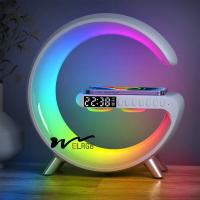 China 15W Intelligent Atmosphere Wake Up Lamp DC5V Wireless Charger Atmosphere Lamp for sale