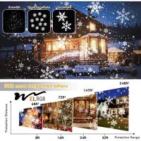 China IP44 5000K Christmas Laser Projector 16 Pictures Christmas Projector Lights for sale